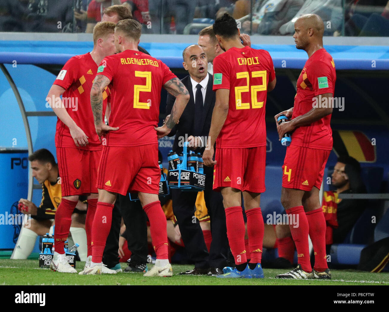 St. Petersburg, Russia. 10th July, 2018. soccer, World Cup, semi-finals ...