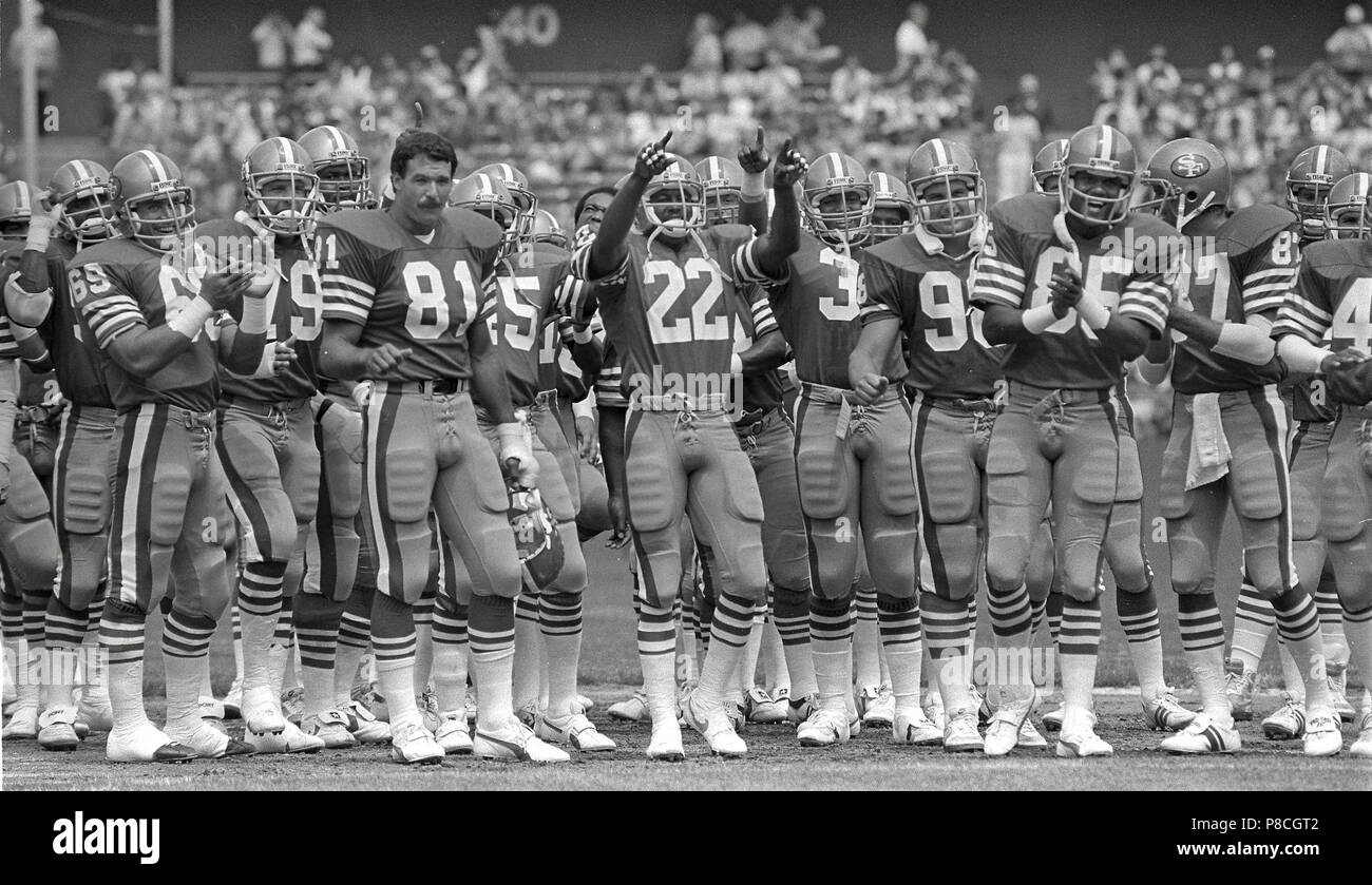 San Francisco, California, USA. 14th Aug, 1983. San Francisco 49ers vs ...