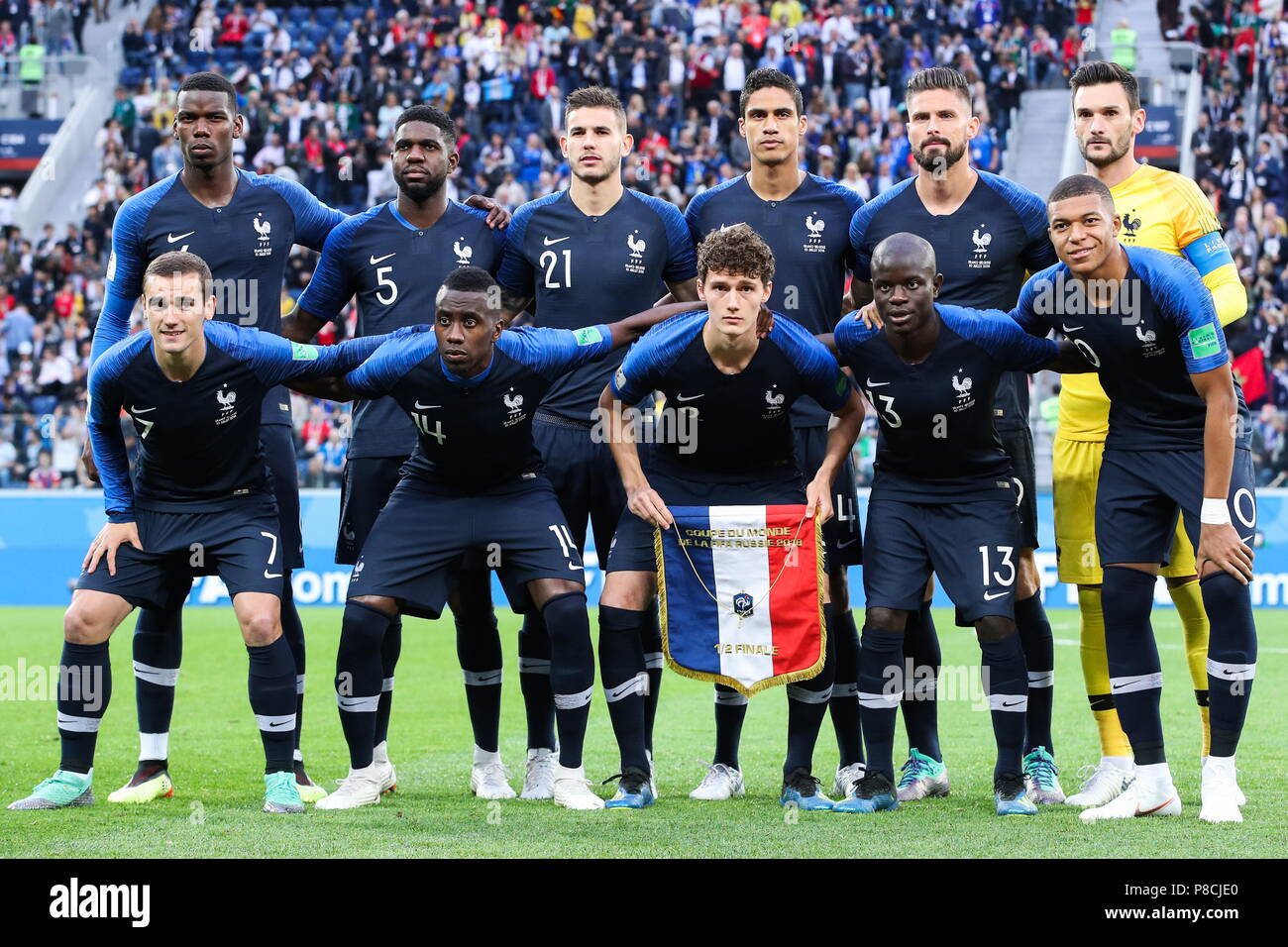 France National Soccer Team Pose High Resolution Stock Photography and ...