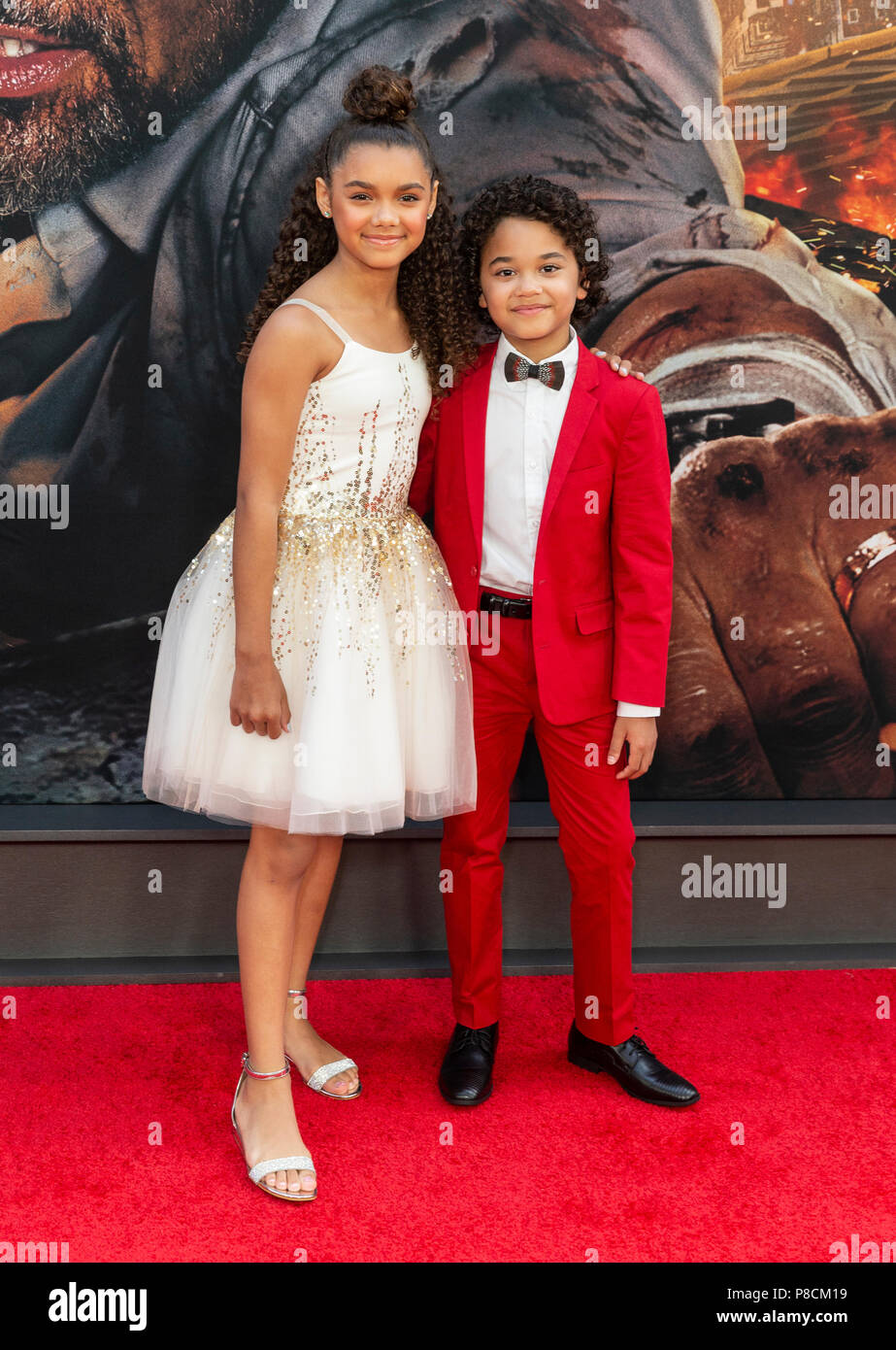 New York, NY - July 10, 2018: McKenna Roberts, Noah Cottrell attend the ...