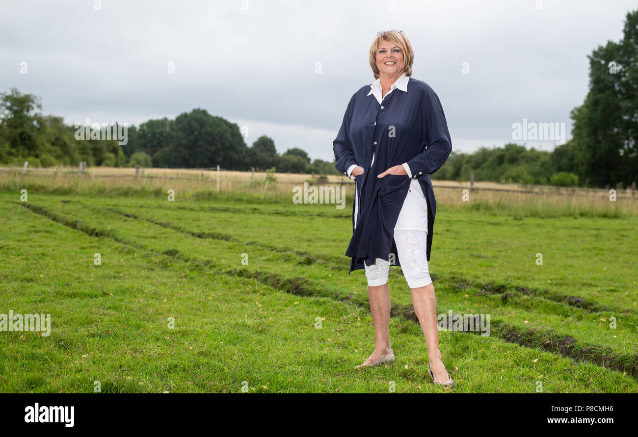 Buechten, Germany. 25th June, 2018. The presenter Alida Gundlach stands ...