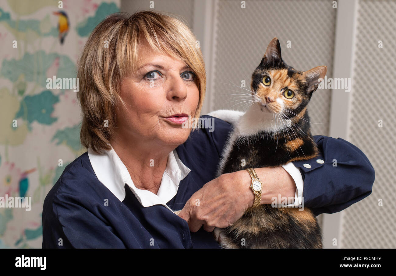 Buechten, Germany. 25th June, 2018. The presenter Alida Gundlach ...