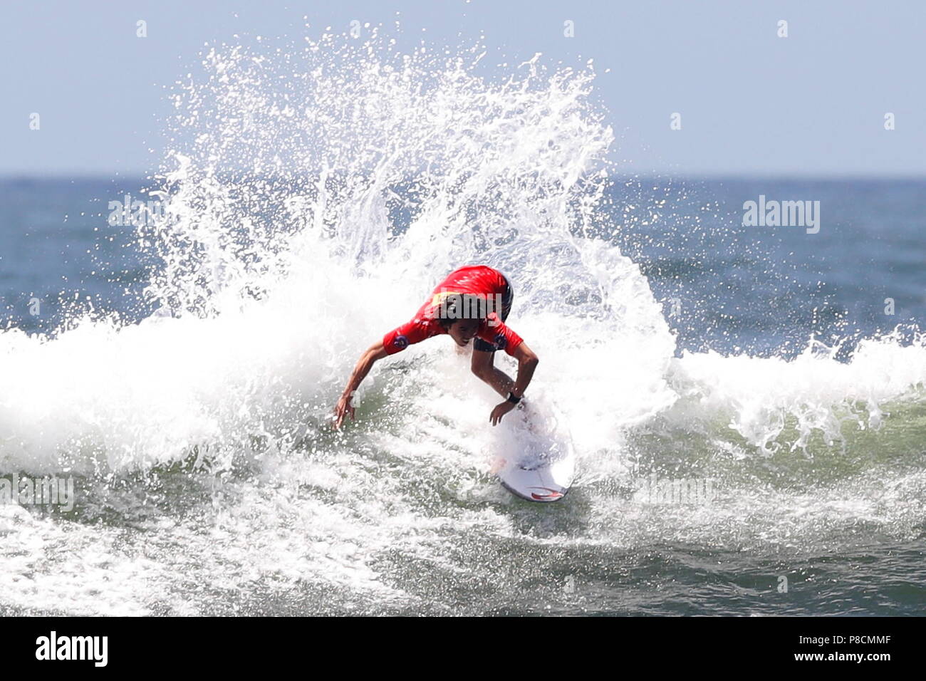 Kugenuma Kaigan, Kanagawa, Japan. 10th July, 2018. Hiroto Arai (JPN), JULY 10, 2018 - Surfing ...
