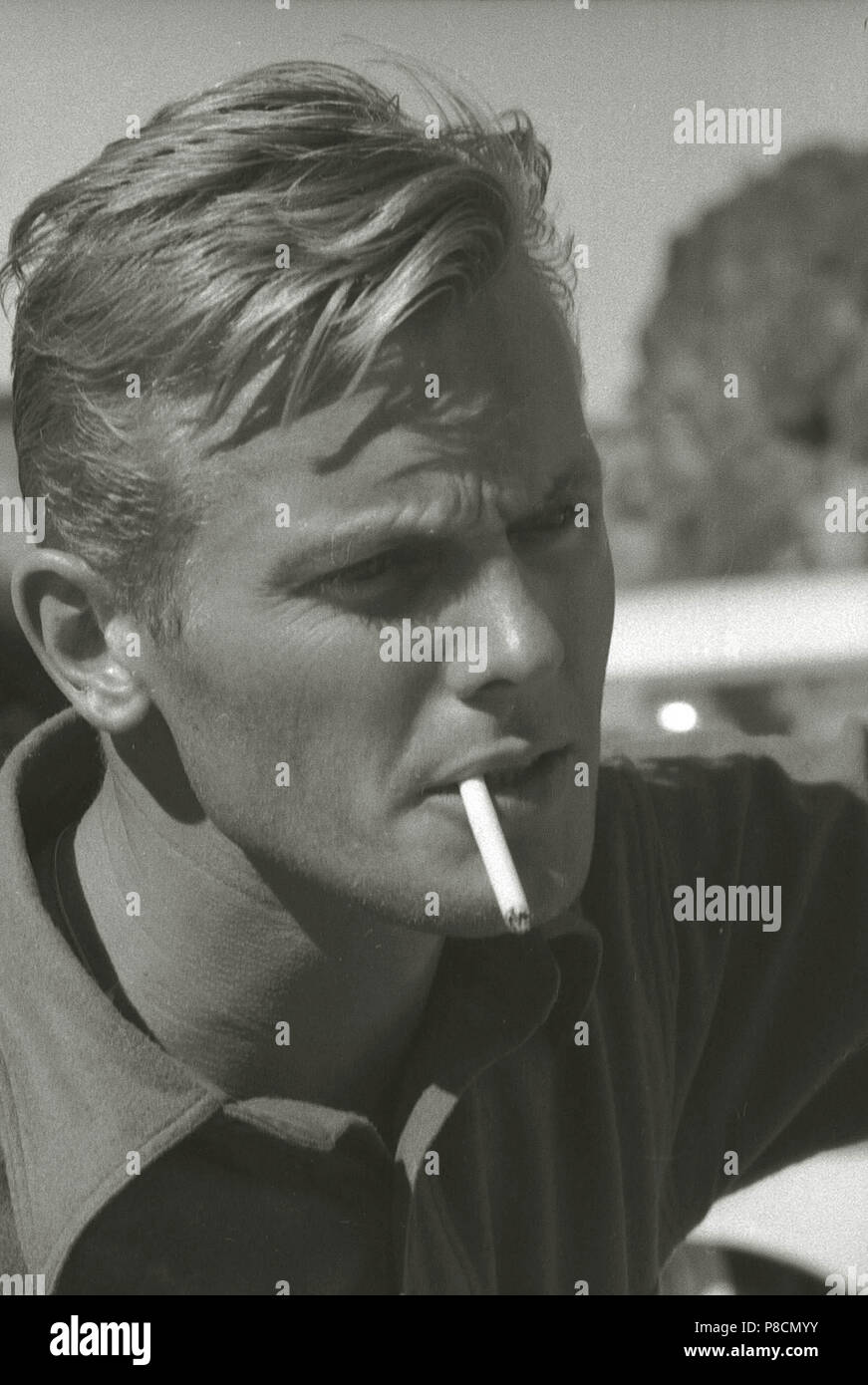 TAB HUNTER.THEY CAME TO CORDURA moviestills. 4th May, 2003. Credit ...