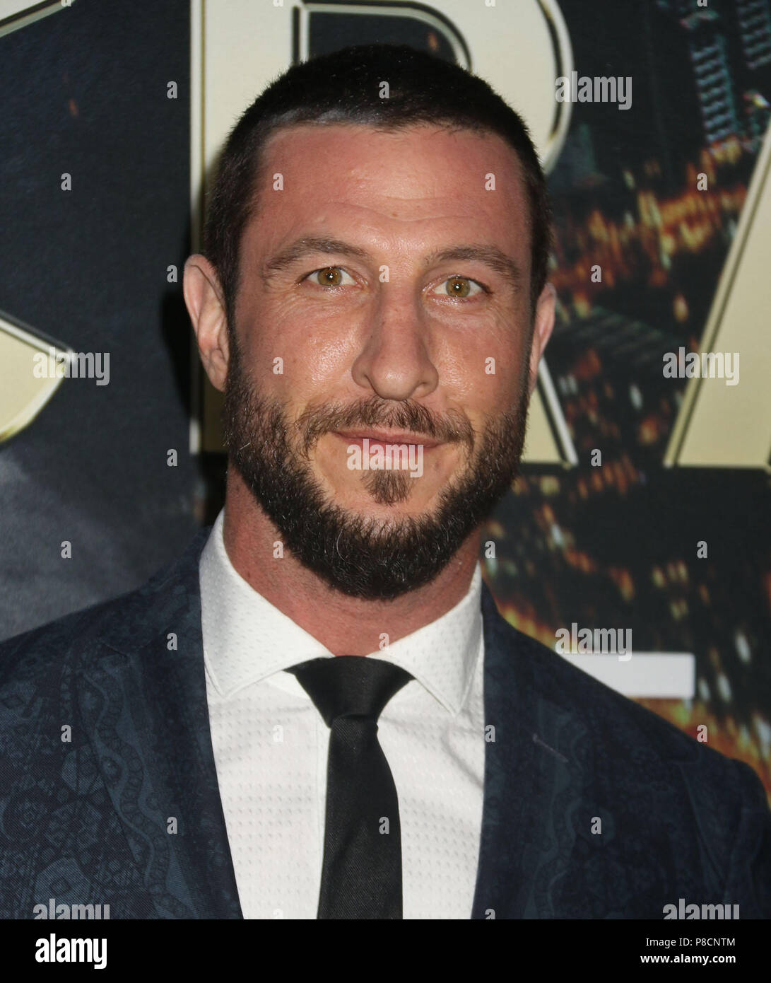 New York City, New York, USA. 10th July, 2018. Actor PABLO SCHREIBER ...
