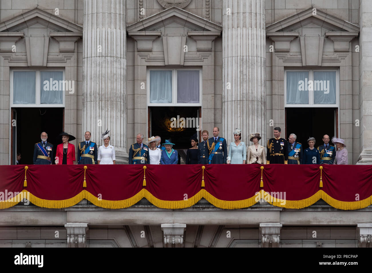 Taken during the RAF100 display, the royal family were waiting for the ...