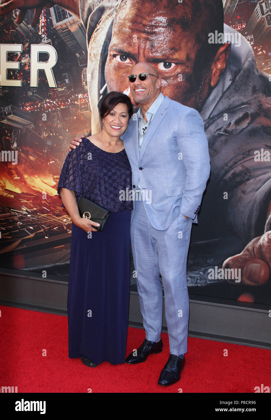 New York, NY, USA. 10th July, 2018. Ata Maivia, Dwayne Johnson attend ...