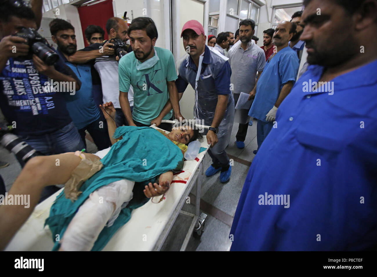 Wounded boy in hospital after hi-res stock photography and images - Alamy