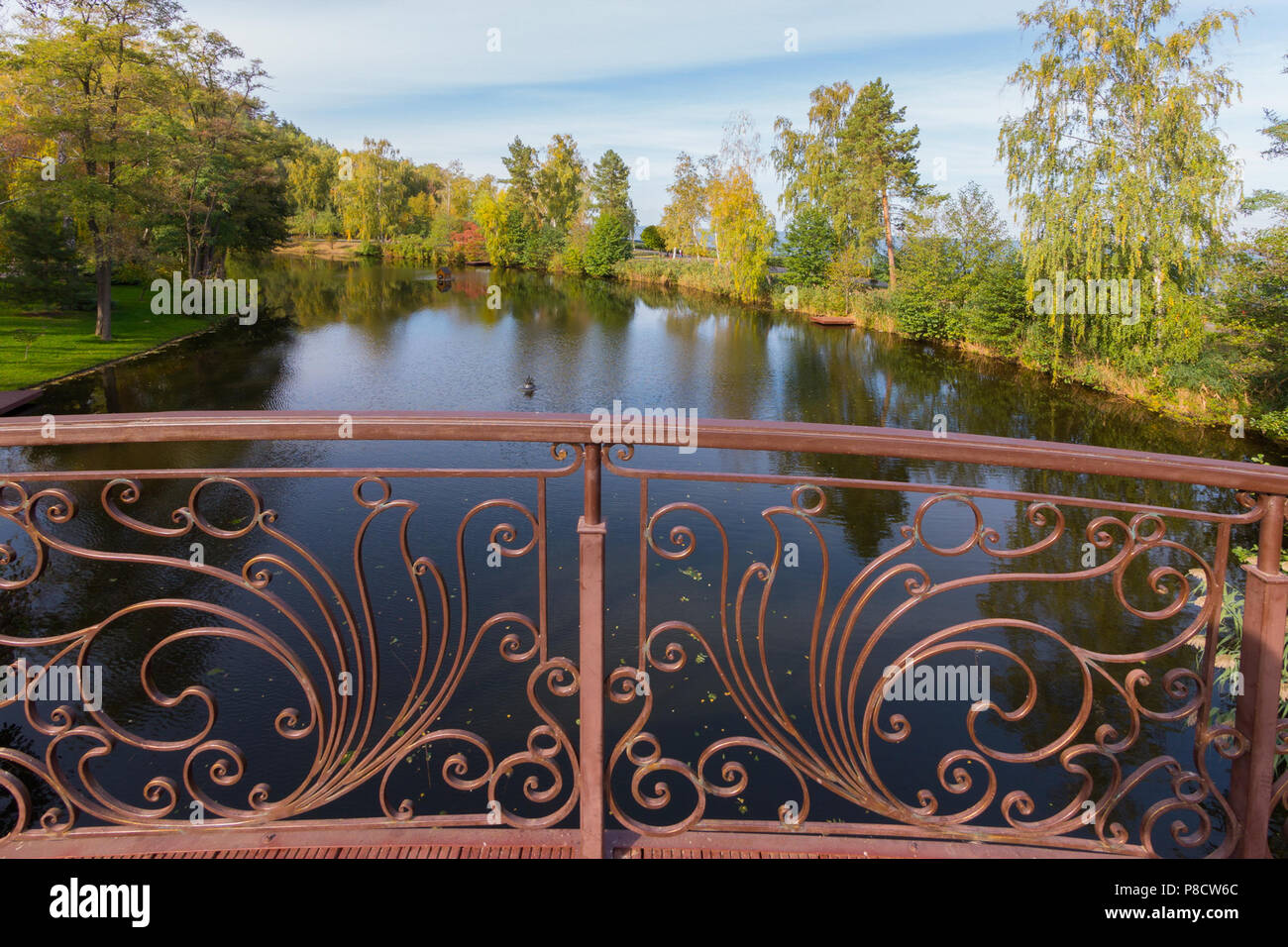 Wrought iron bridge hi-res stock photography and images - Alamy