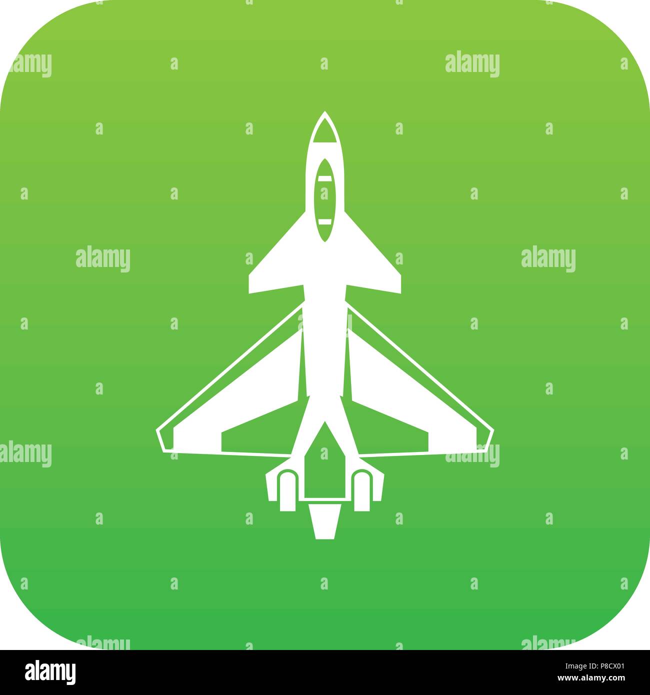 Military fighter jet icon digital green Stock Vector Image & Art - Alamy