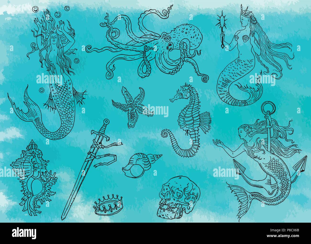 The bohemian crown Stock Vector Images - Alamy