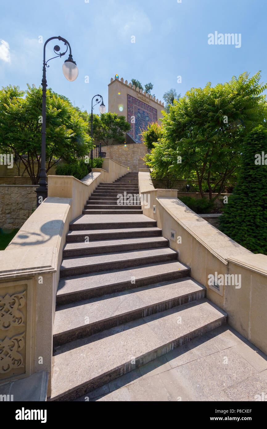 Tree next to stairs hi-res stock photography and images - Alamy