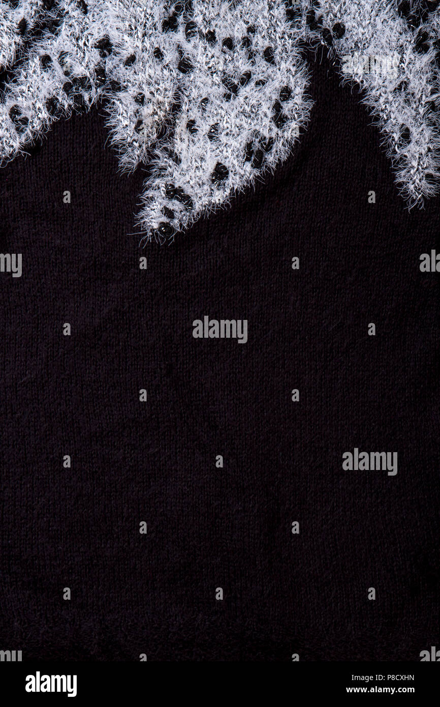 Black wool decorated hi-res stock photography and images - Alamy