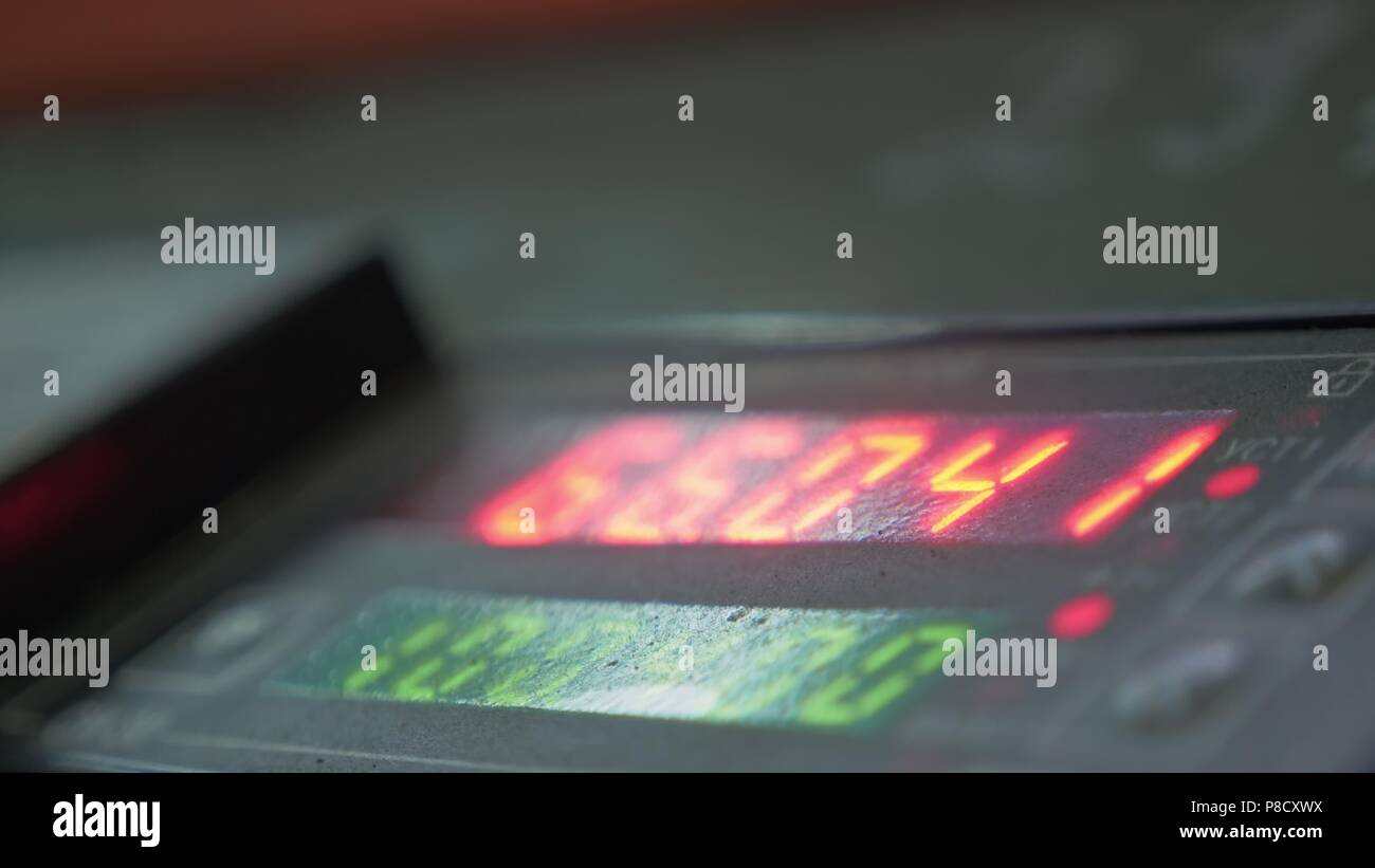 Air control digital meter hi-res stock photography and images - Alamy