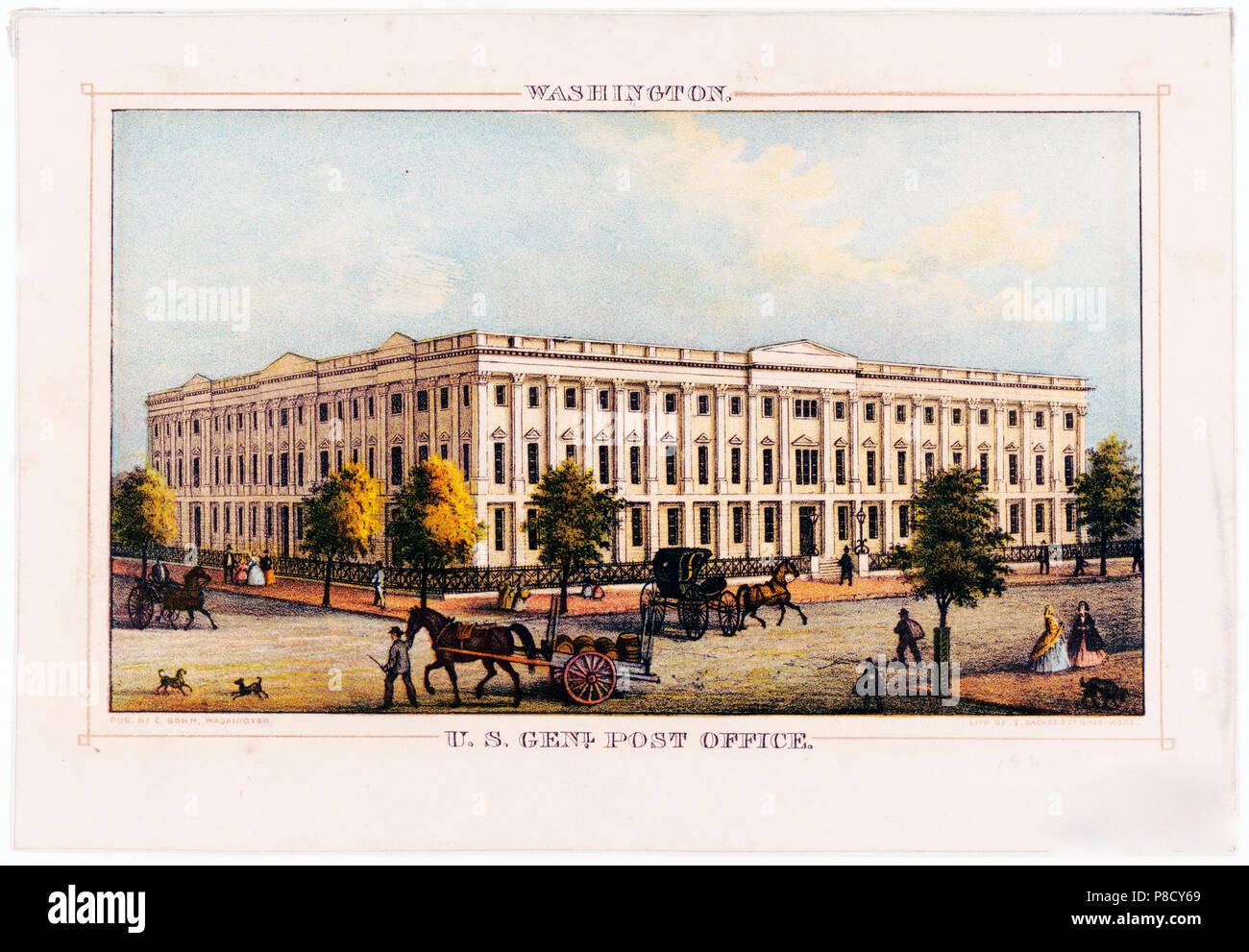 1800s post office hi-res stock photography and images - Alamy