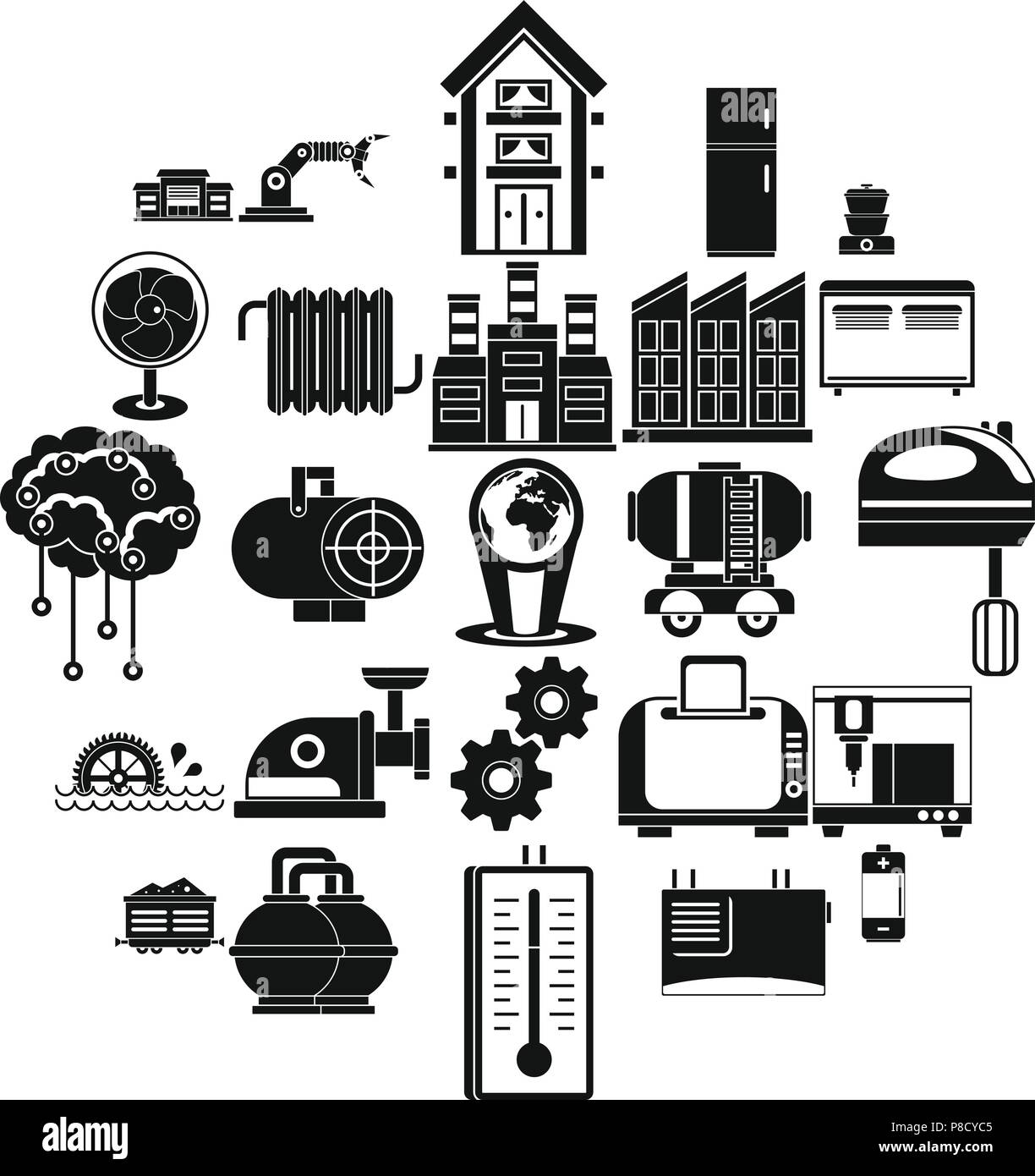 Electrical engineering icons set, simple style Stock Vector Image & Art ... Electrical engineering icons set, simple style Stock Vector Image & Art ...
