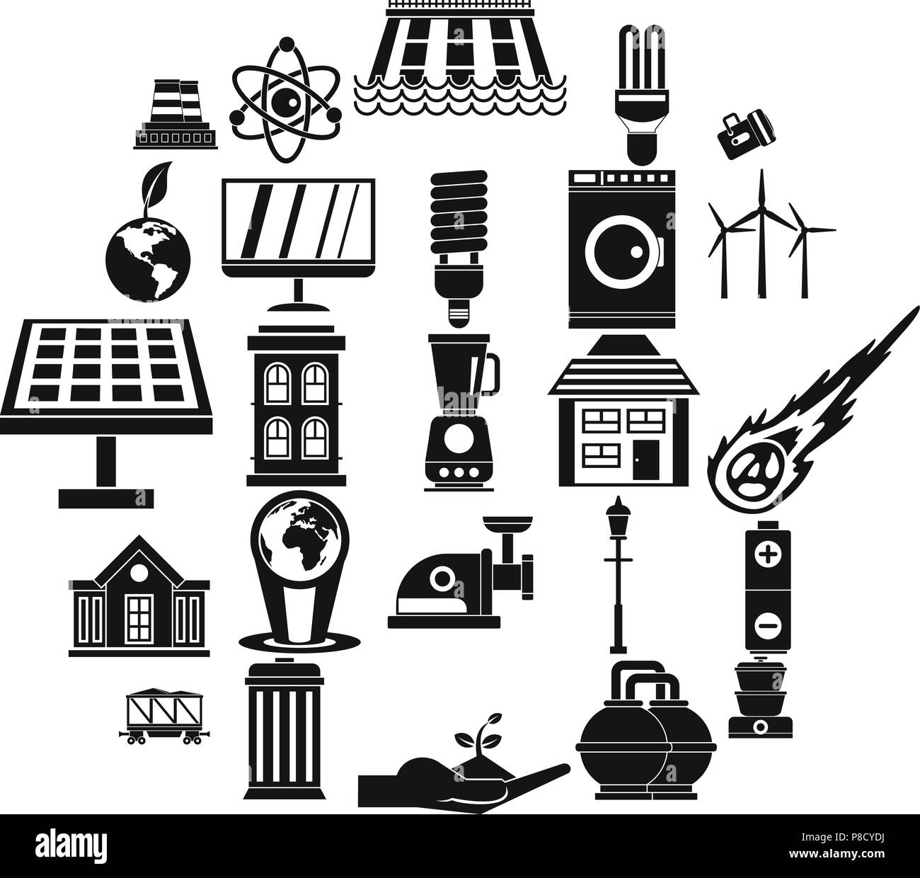 Electricity transmission transfer Stock Vector Images - Alamy