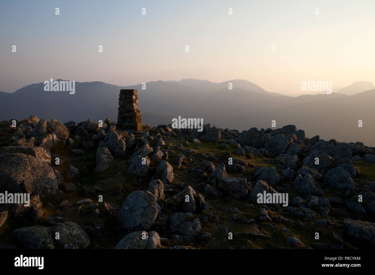 Scafell pike summit summer hi-res stock photography and images - Alamy