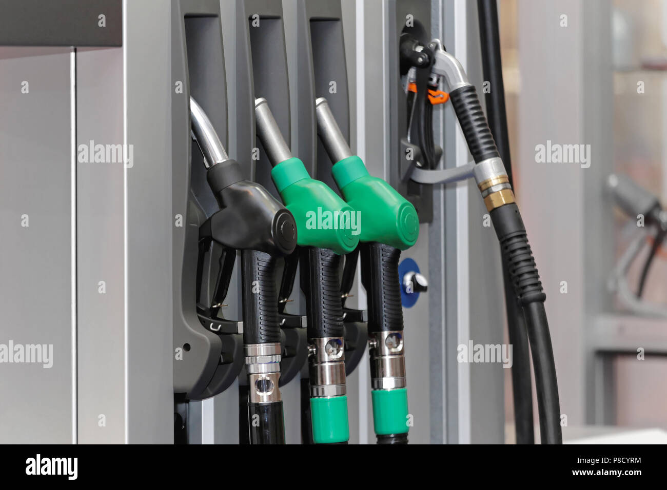Petrol lpg gasoline nozzles hi-res stock photography and images - Alamy