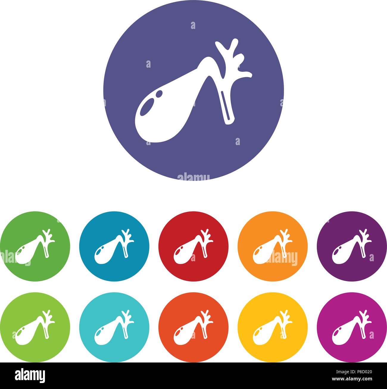Gallbladder icons set vector color Stock Vector Image & Art - Alamy