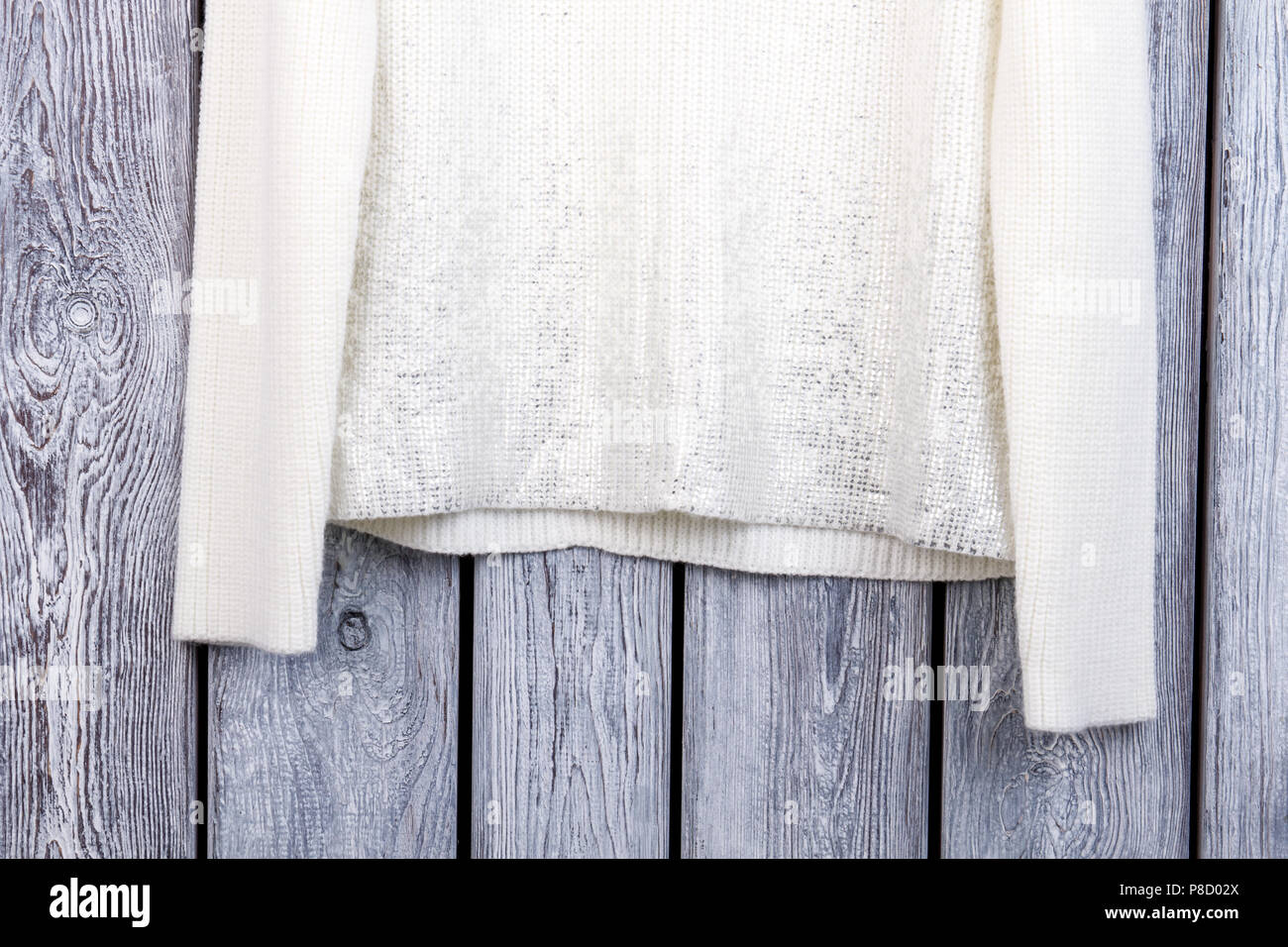 White knit outfit hi-res stock photography and images - Alamy