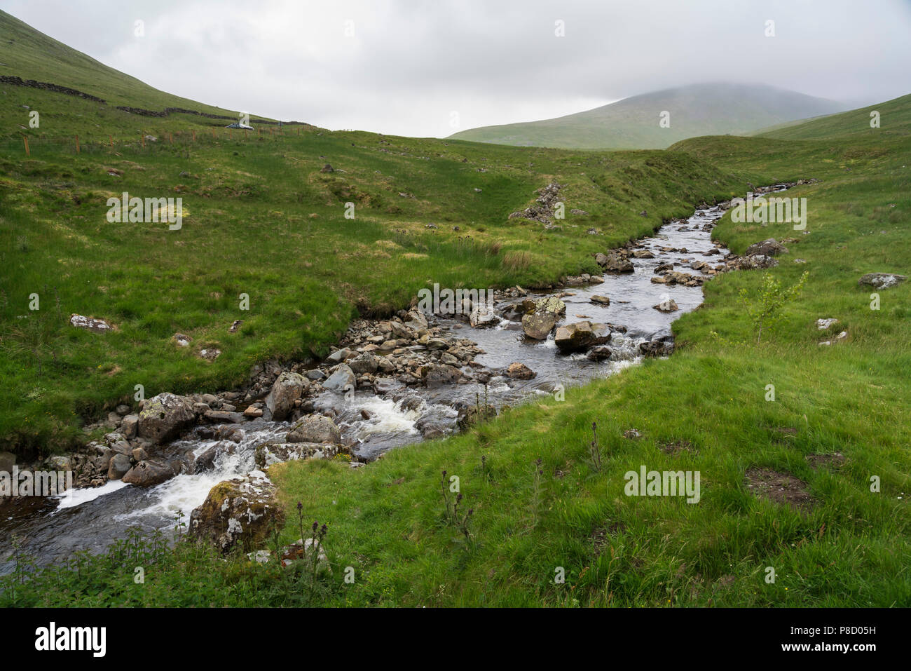Tweedsmuir Hills, upper Tweed valley, Talla - Talla Burn Stock Photo ...