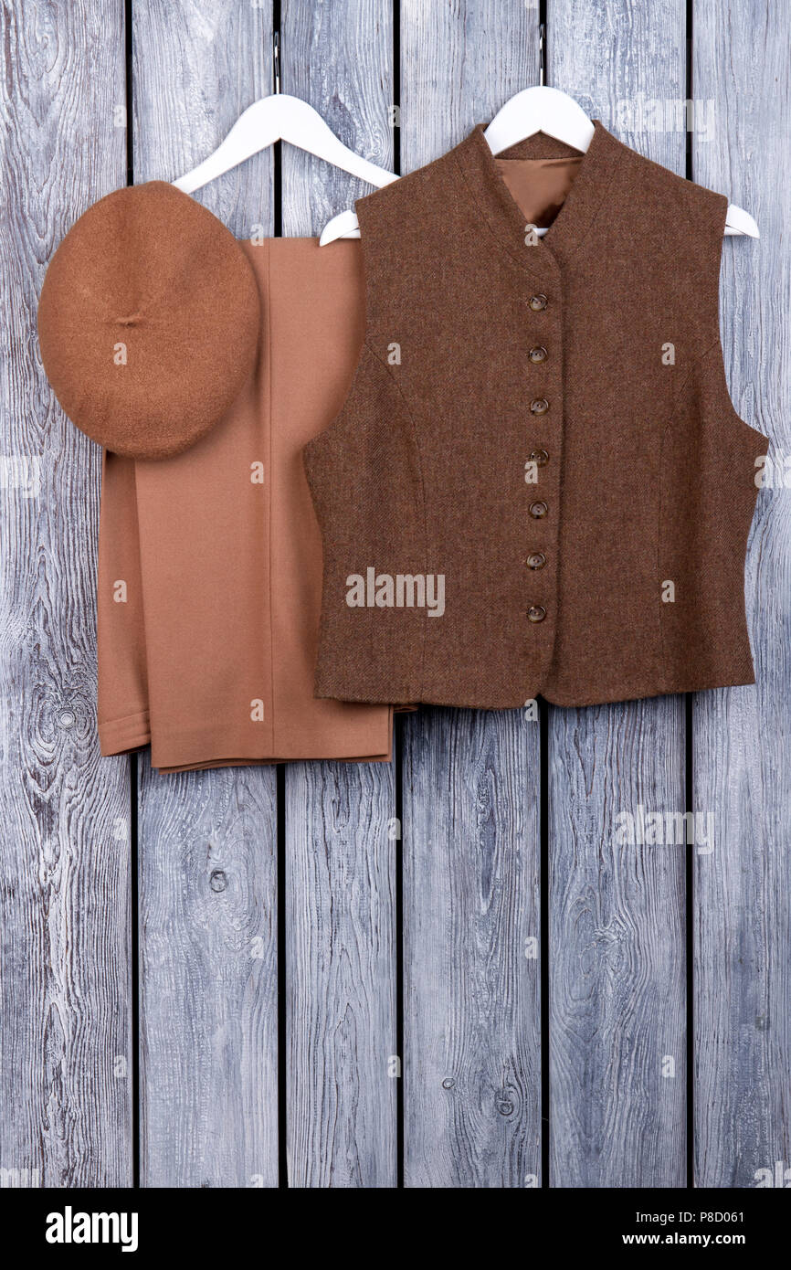 Retro wool hat hi-res stock photography and images - Alamy