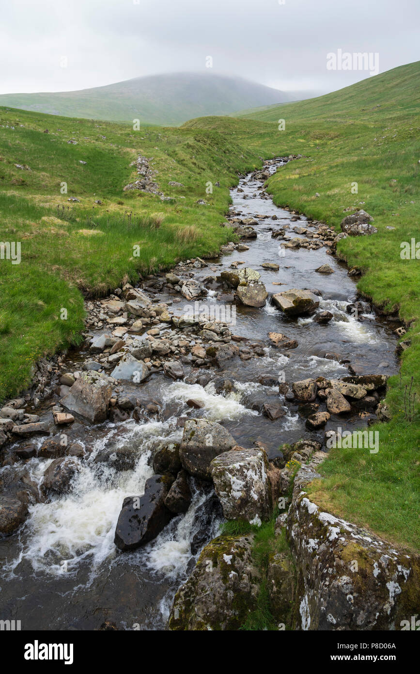 Tweedsmuir Hills, upper Tweed valley, Talla - Talla Burn Stock Photo ...