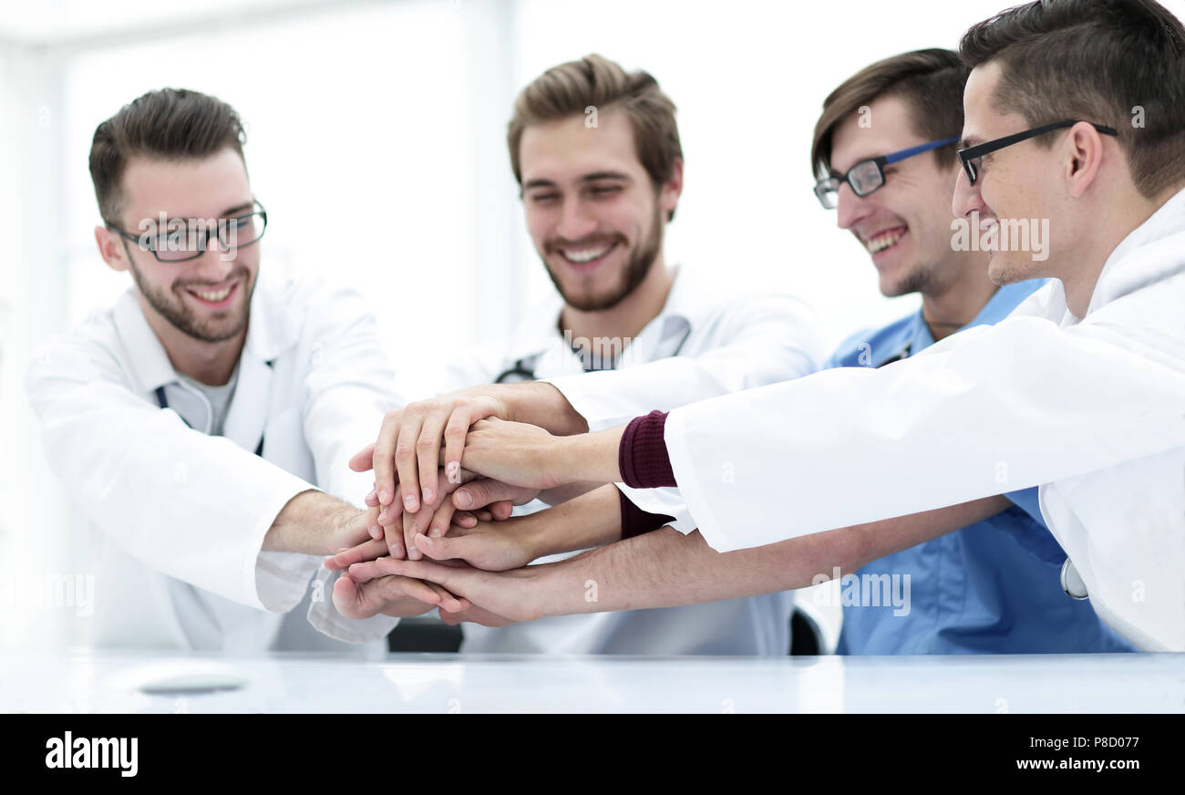 medical team showing their success Stock Photo - Alamy
