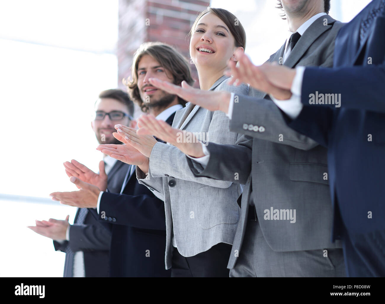 Business people hands applauding Stock Photo - Alamy