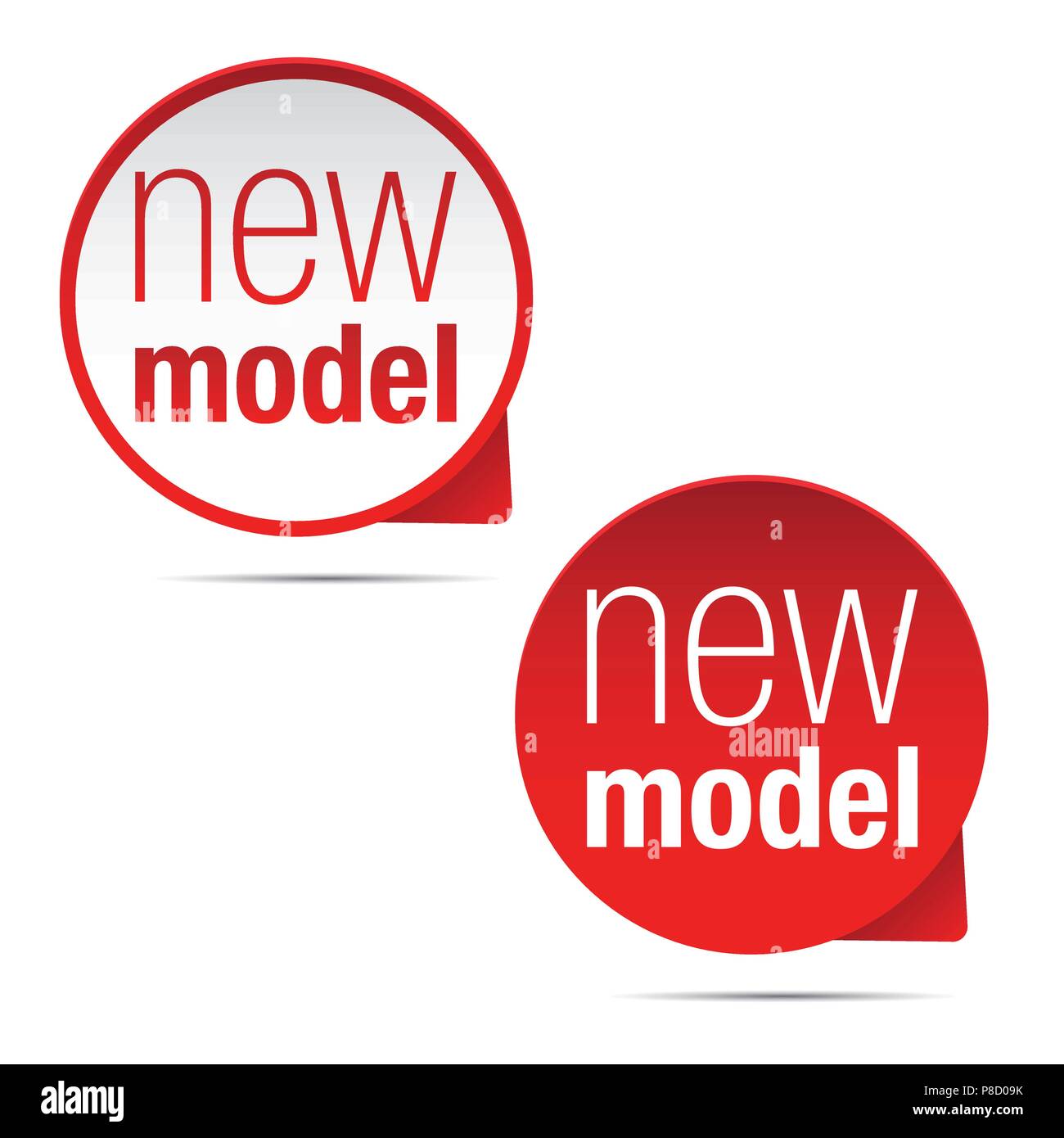 New Model label tag Stock Vector Image & Art - Alamy