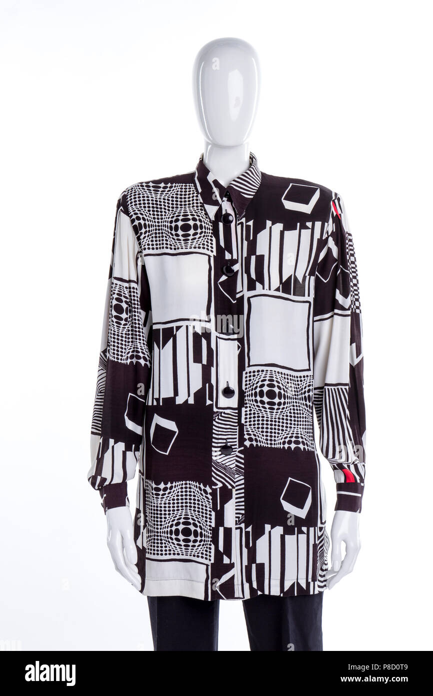 Geometric print outfit hi-res stock photography and images - Alamy