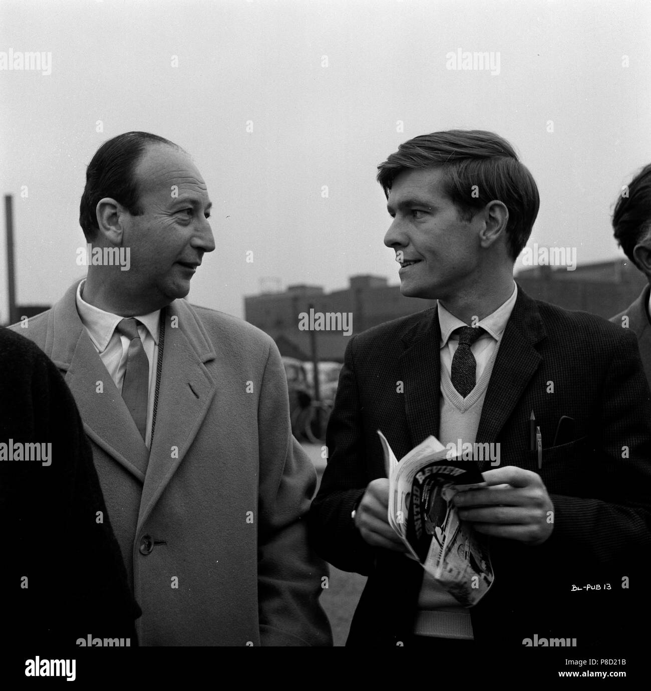 Billy Liar (1963) Producer Joseph Janni and Tom Courtenay during a ...