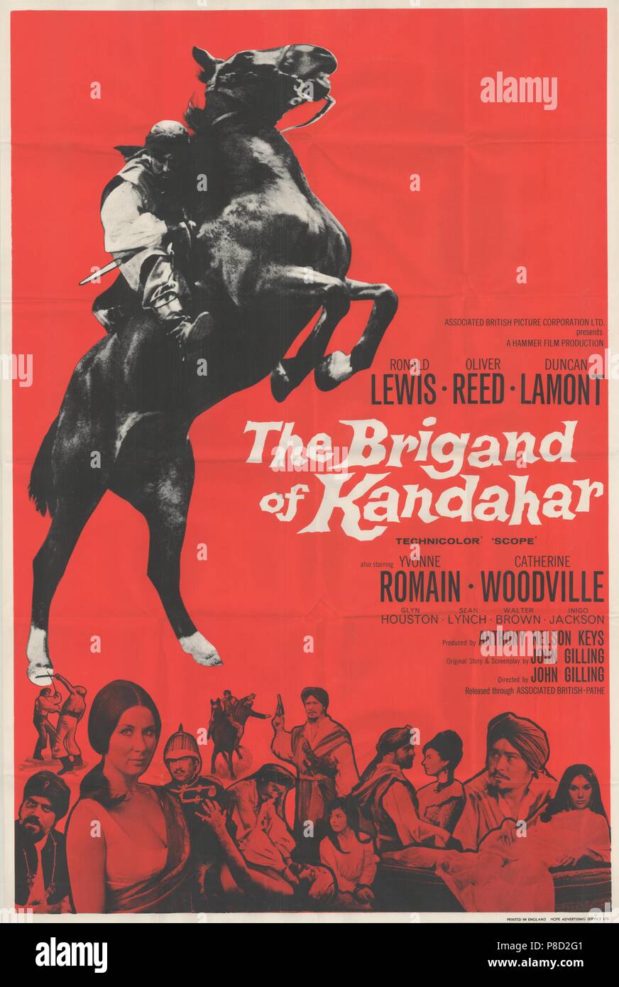 The Brigand of Kandahar (1965) Film poster Date: 1965 Stock Photo - Alamy