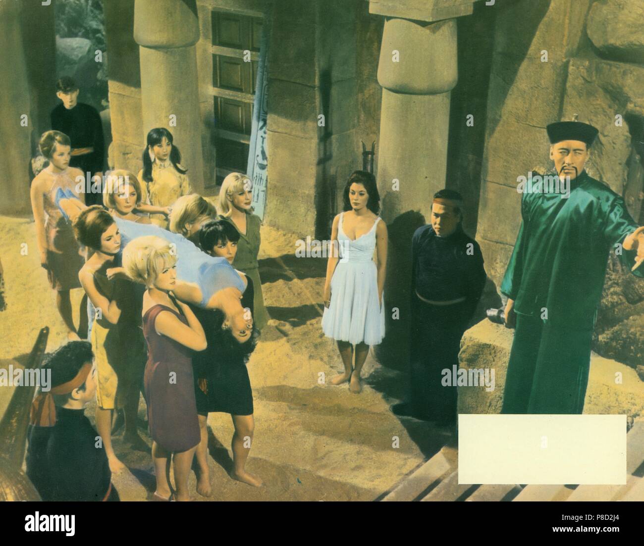 The Brides of Fu Manchu (1966) Christopher Lee, Monica Versini, Carol ...