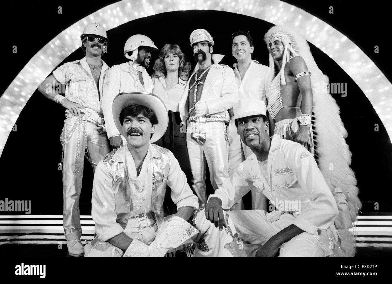 Can't Stop the Music (1982) Village People, Date: 1980 Stock Photo - Alamy