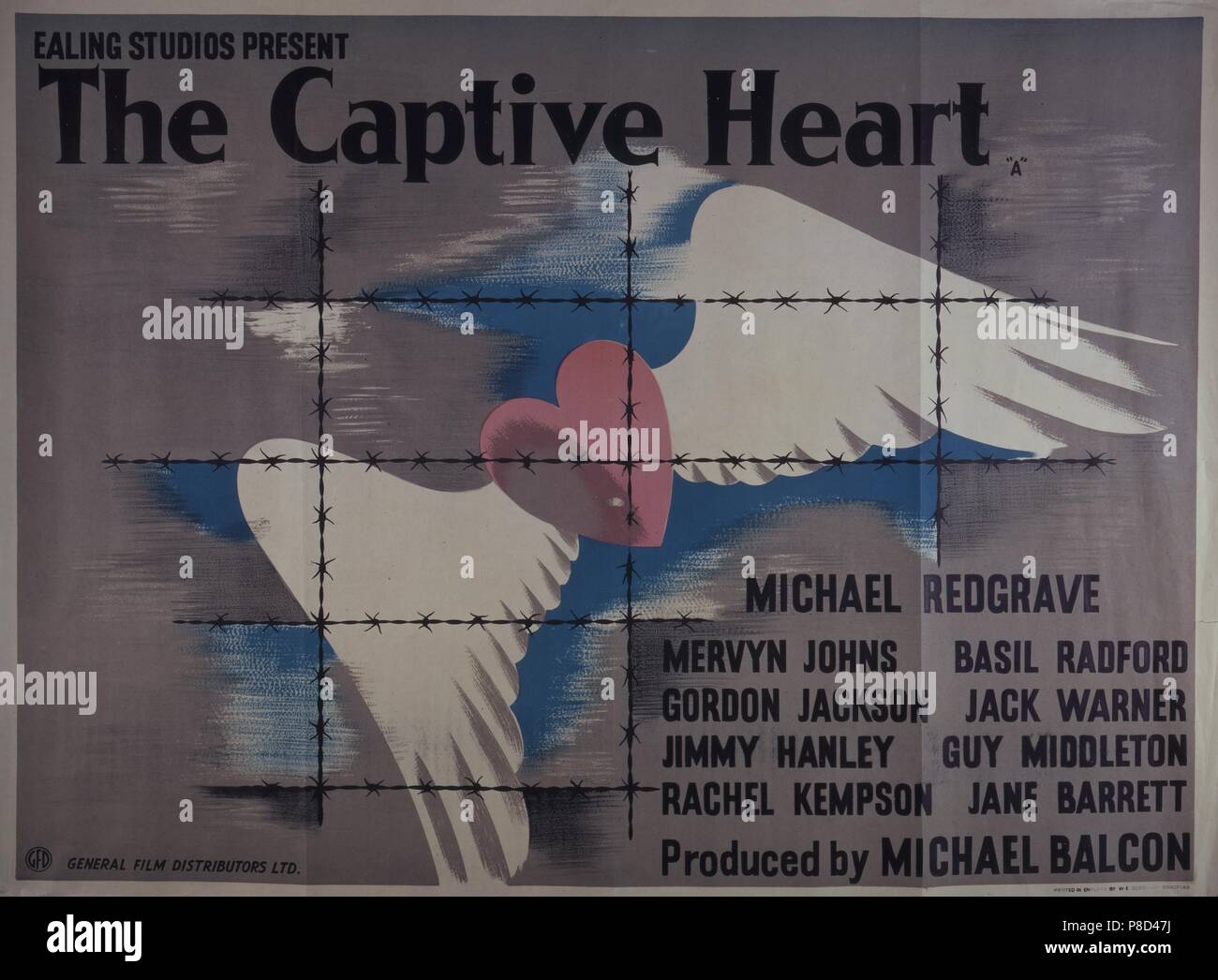 Captive Heart (1946) Film Poster Date: 1946 Stock Photo - Alamy