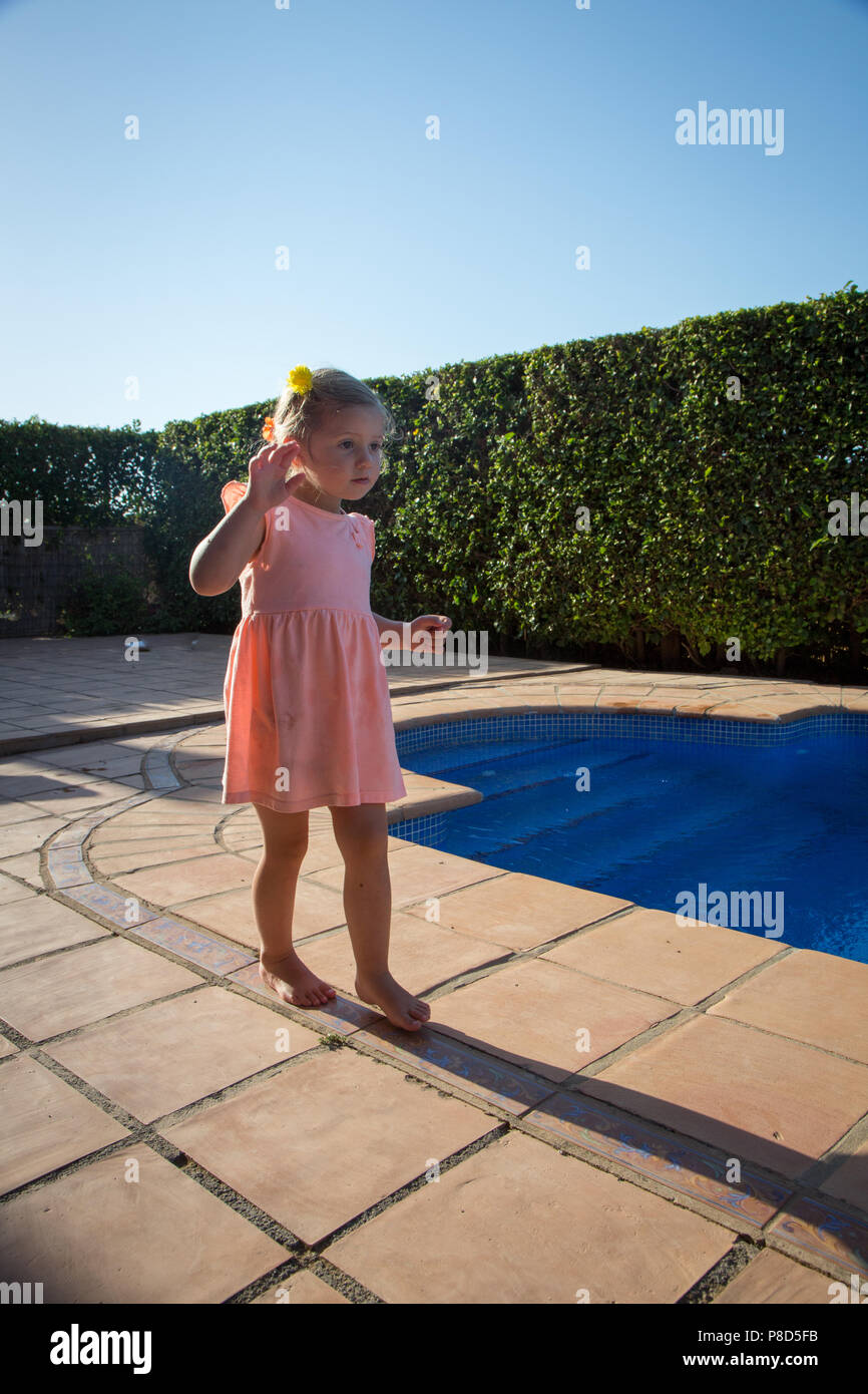 Girl peach hi-res stock photography and images - Alamy