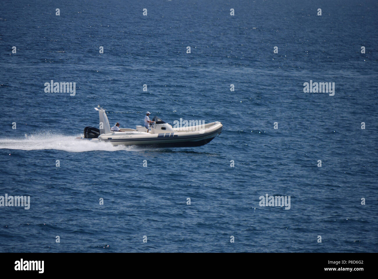 Raft with outboard motor hi-res stock photography and images - Alamy