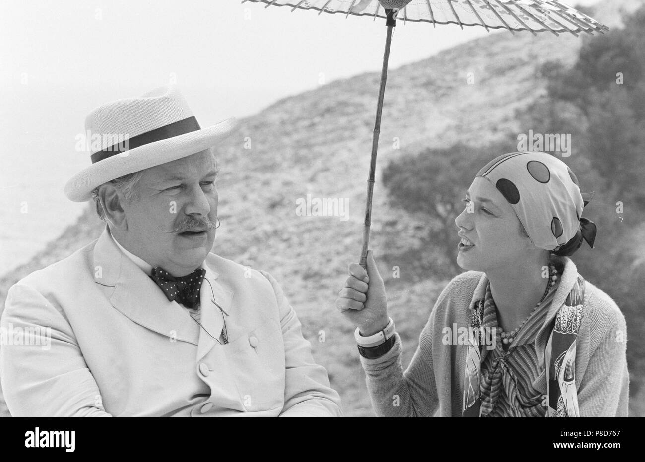 Evil under the Sun (1982) Peter Ustinov, Jane Birkin, Date: 1964 Stock ...