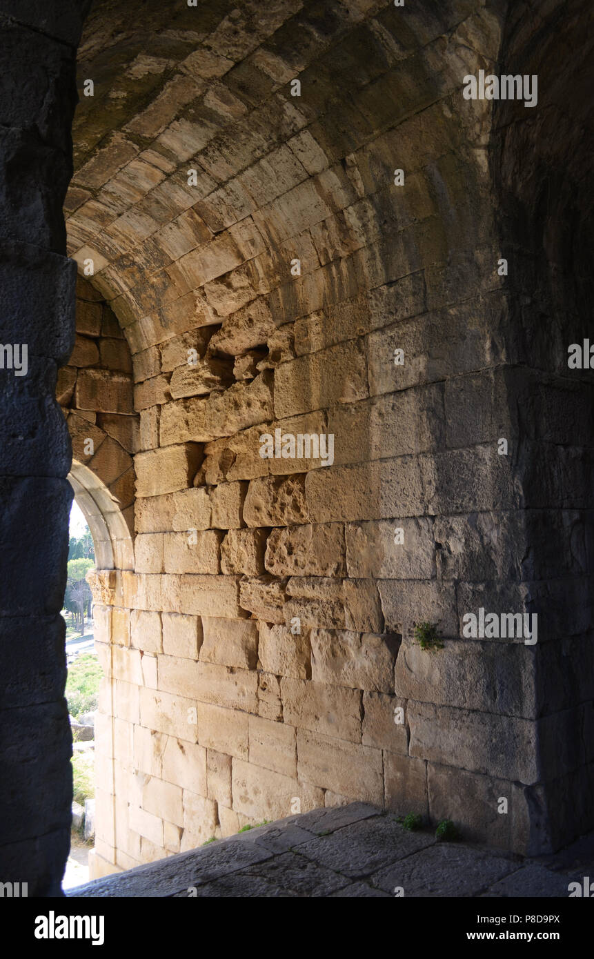 Amphitheatre entrance/exit. Miletus Stock Photo - Alamy