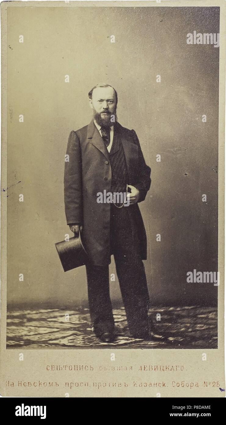 Portrait of the Dramatist Alexander N. Ostrovsky (1823-1886). Museum ...