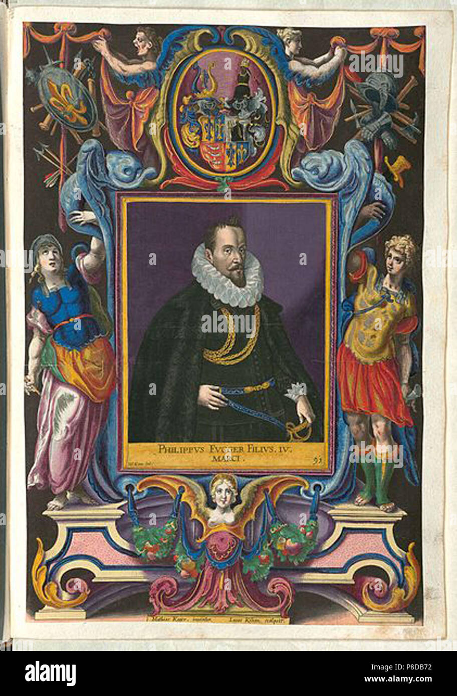 Vintage royal portrait artwork Stock Photo - Alamy