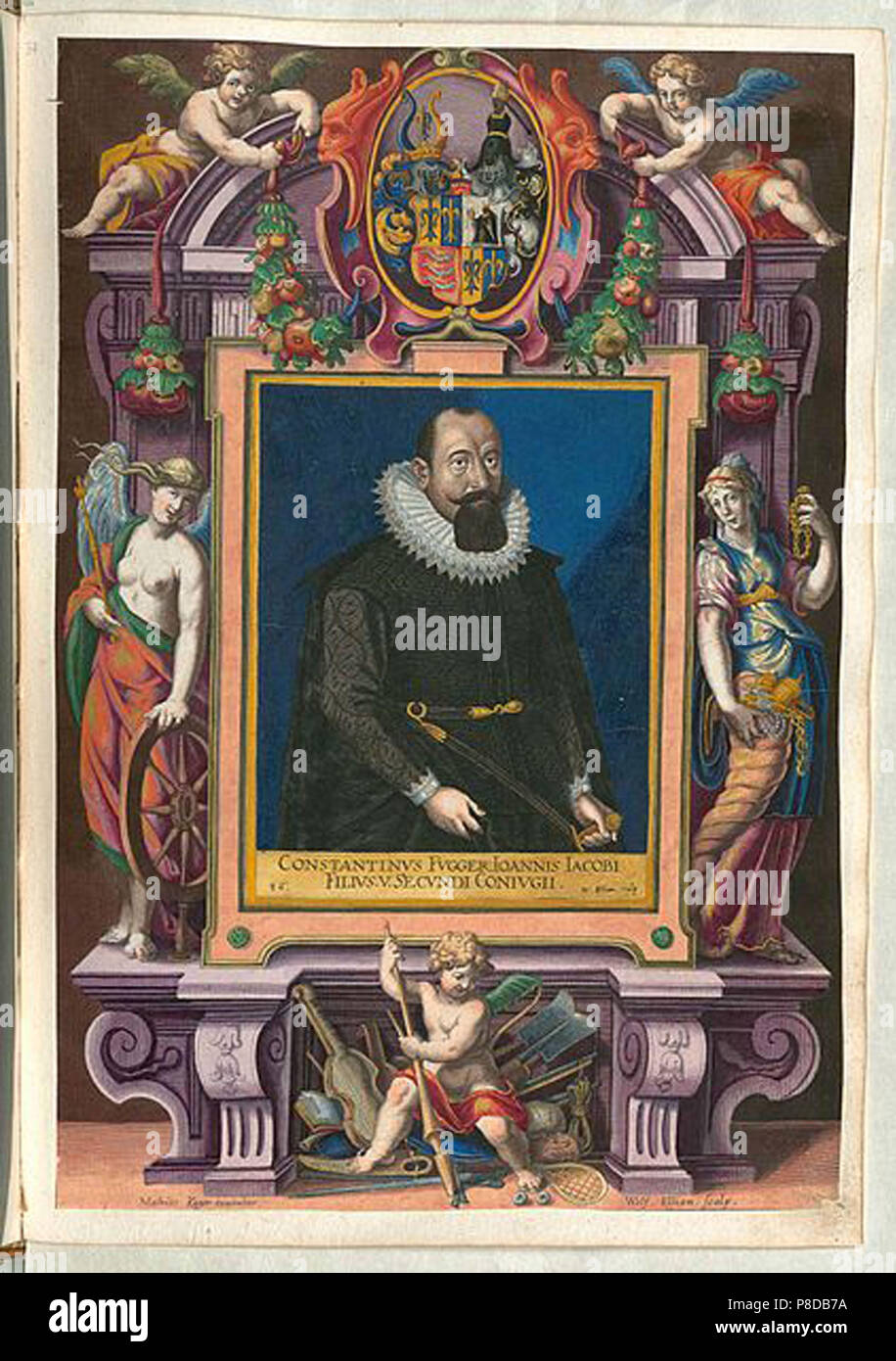 Vintage royal portrait artwork Stock Photo - Alamy