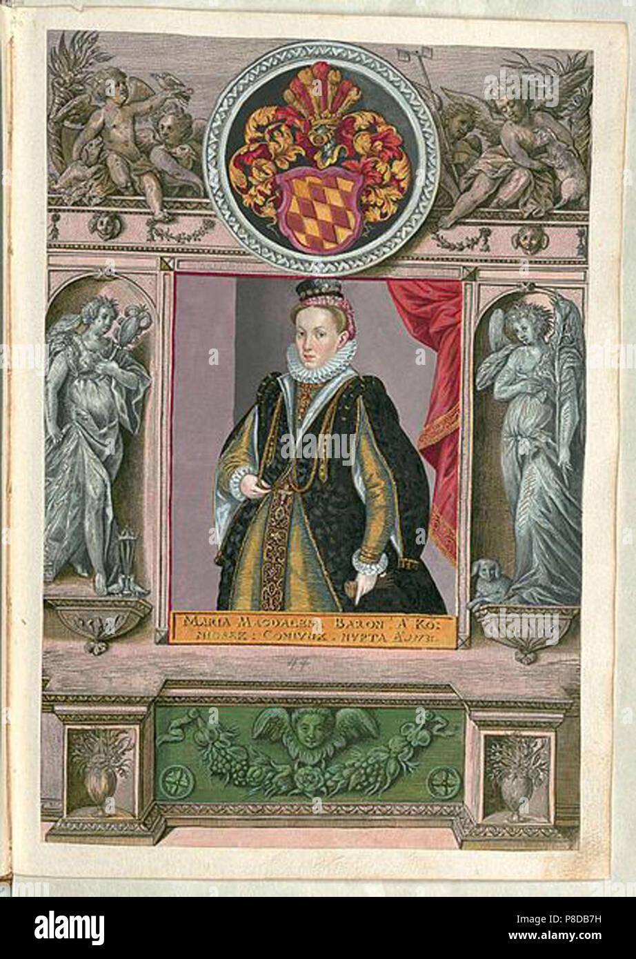 Vintage royal portrait artwork Stock Photo - Alamy