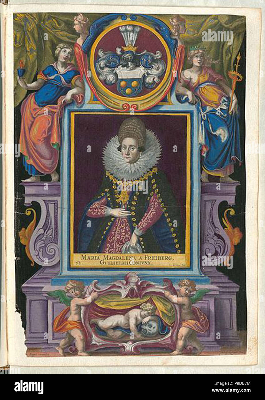 Vintage royal portrait artwork Stock Photo - Alamy