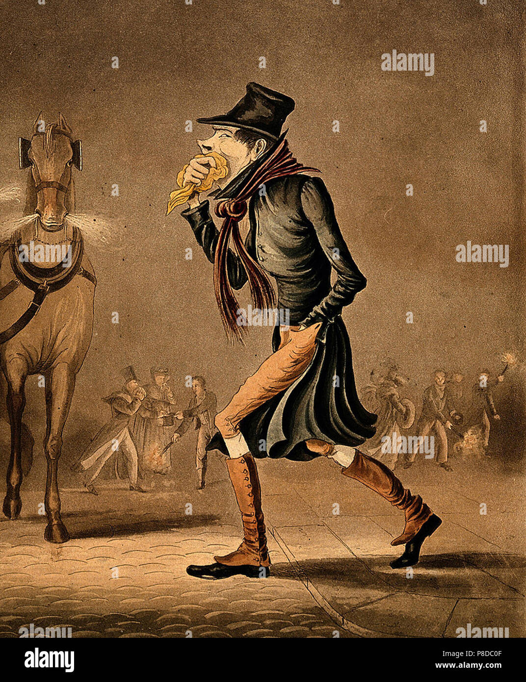 vintage historical cartoon Stock Photo - Alamy