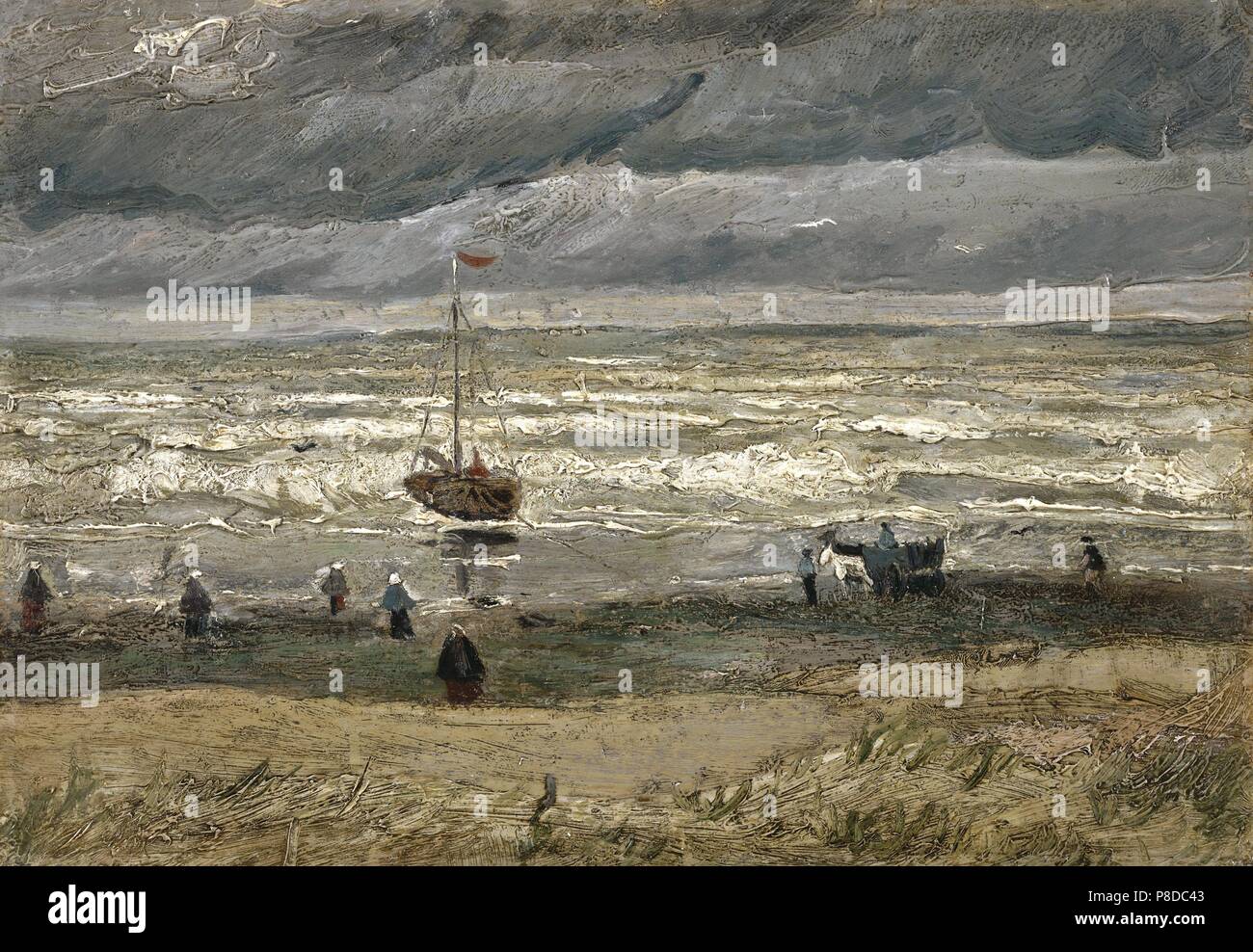 Sea at Scheveningen. Museum: Van Gogh Museum, Amsterdam Stock Photo - Alamy