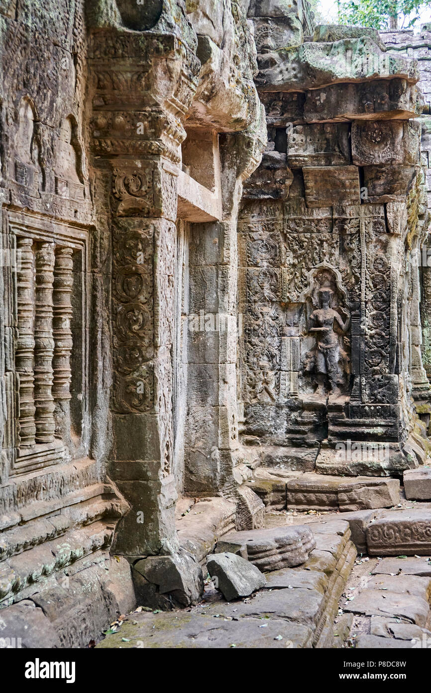 Angkor was the capital city of khmer empire hi-res stock photography ...