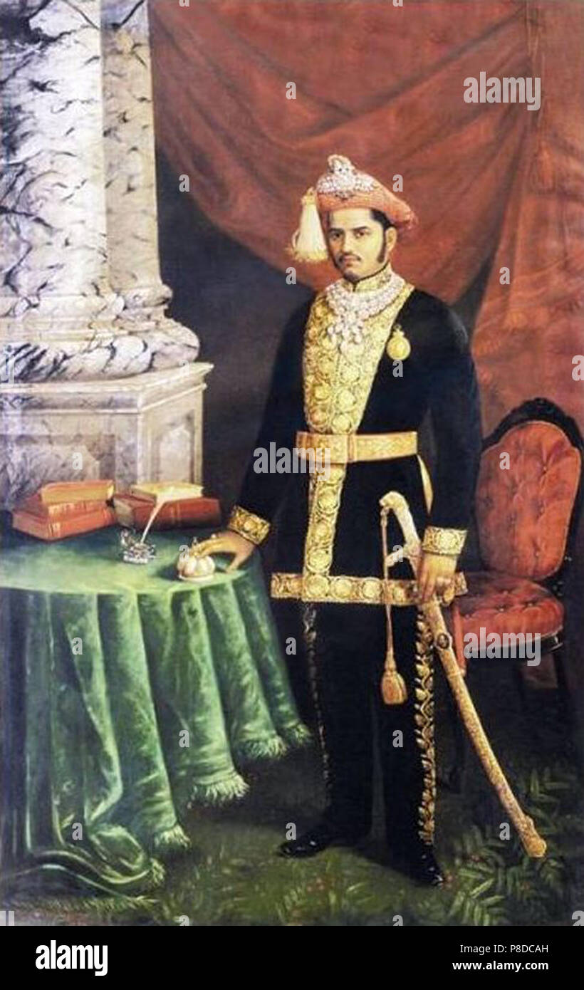 Vintage royal portrait artwork Stock Photo - Alamy